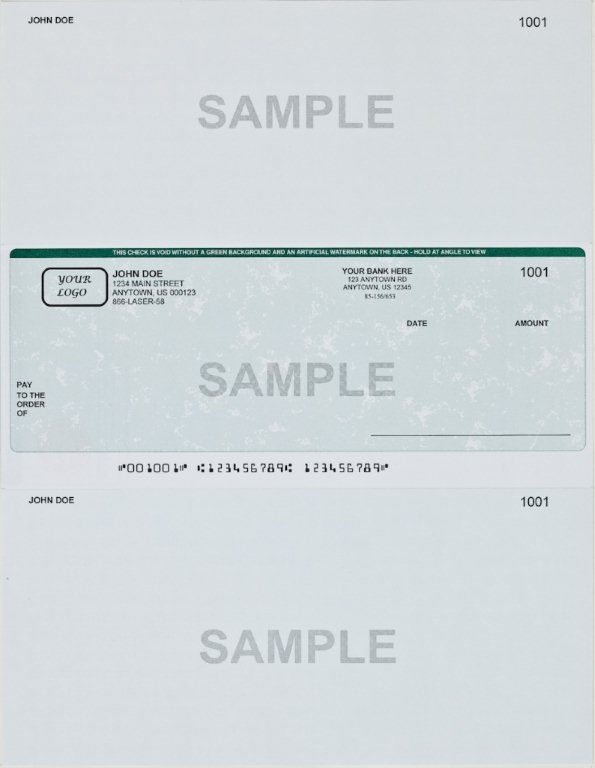 Techchecks.net - Middle of Page Computer Laser Checks