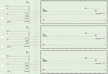 Standard 3-On-A-Page Checks 53220